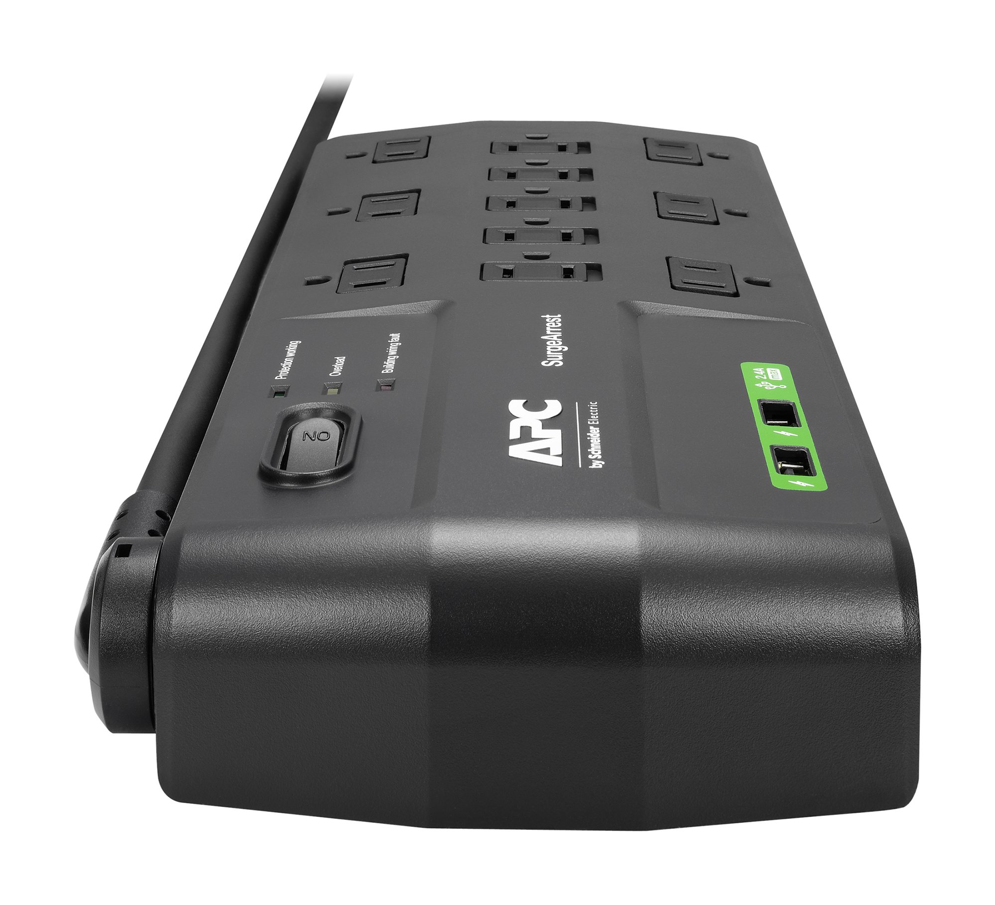 APC Performance Surge Protector with USB Ports, P11U2, 11 Outlet Power Strip, 2880 Joule Surge Protection