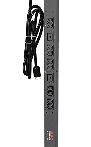 APC Rack Mount PDU, Basic 200V-240V/30A, (24) Outlets, 0U Vertical Rackmount (AP7541)