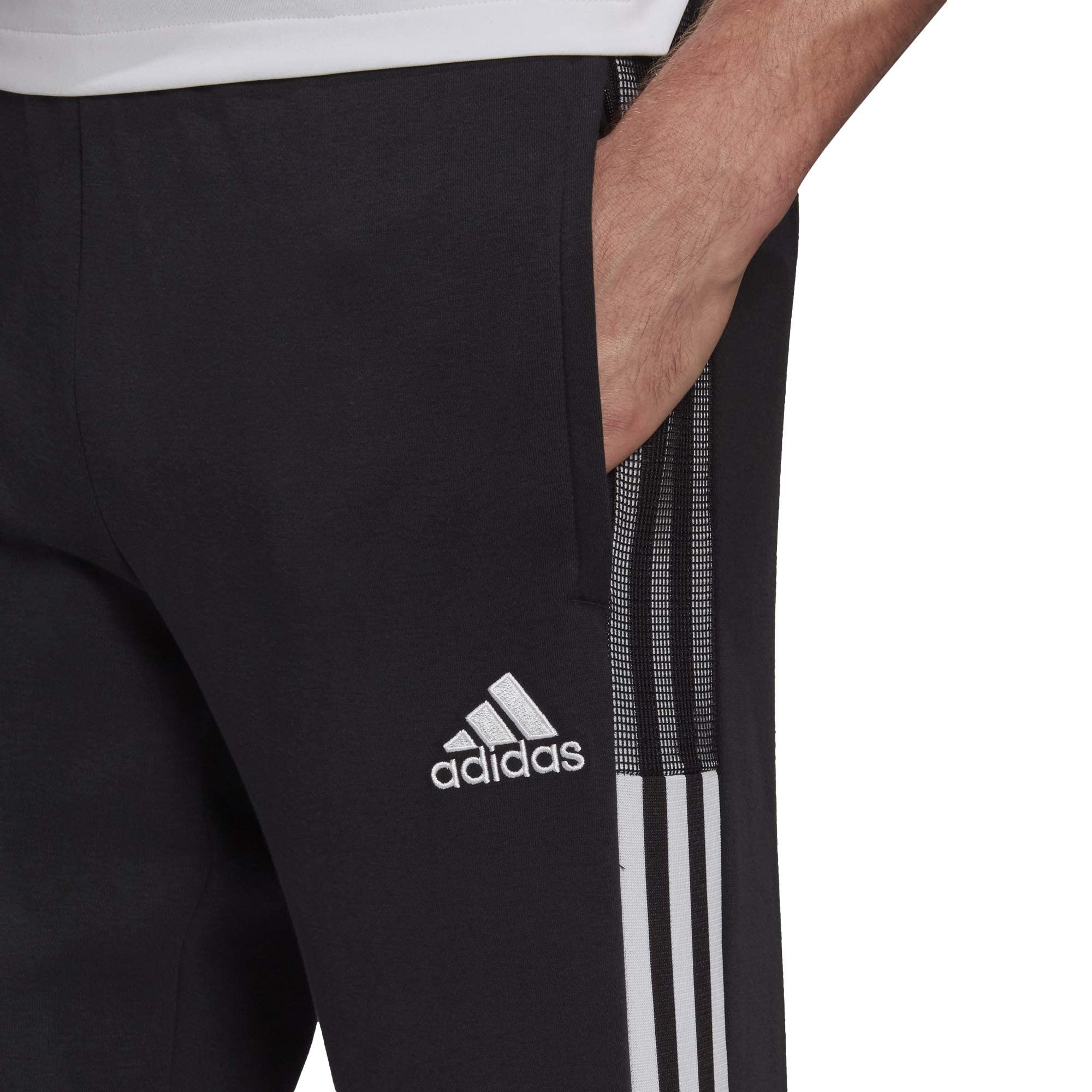 adidas Men's Size Tiro 21 Sweatpants, Black, Medium/Tall