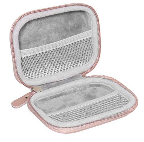 Travel Protection and Storage Case for Airpods Case, Featured Design, mesh Pouches for airpods case, Wall Charger and Cable, (Rose Gold)