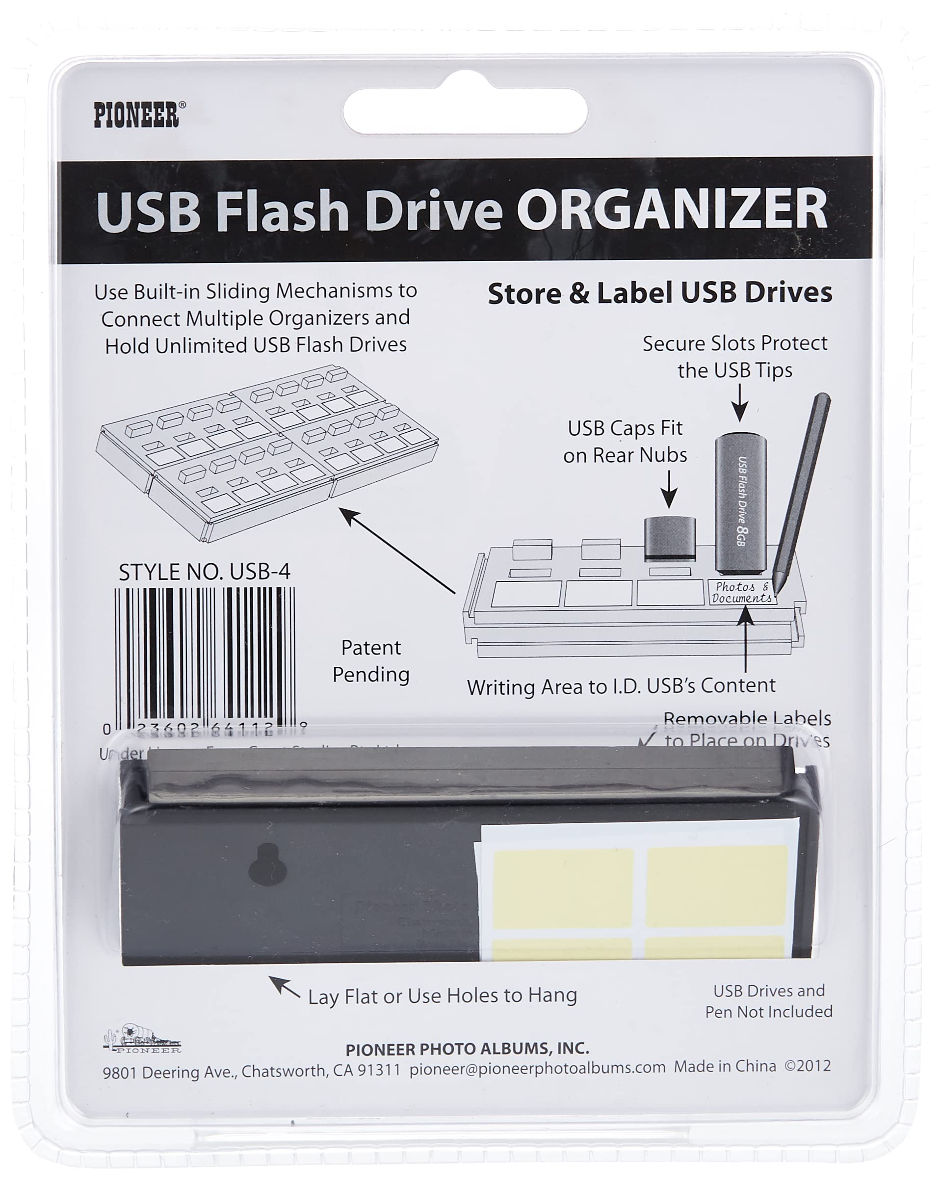Pioneer Photo Albums USB Organizer