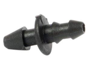 USA MADE - 100-Pack Universal Drip Irrigation Barb Adapter Coupling 1/8" - 1/4" Lateral Tubing Line Connector Insert for - Hydroponics, Garden Watering