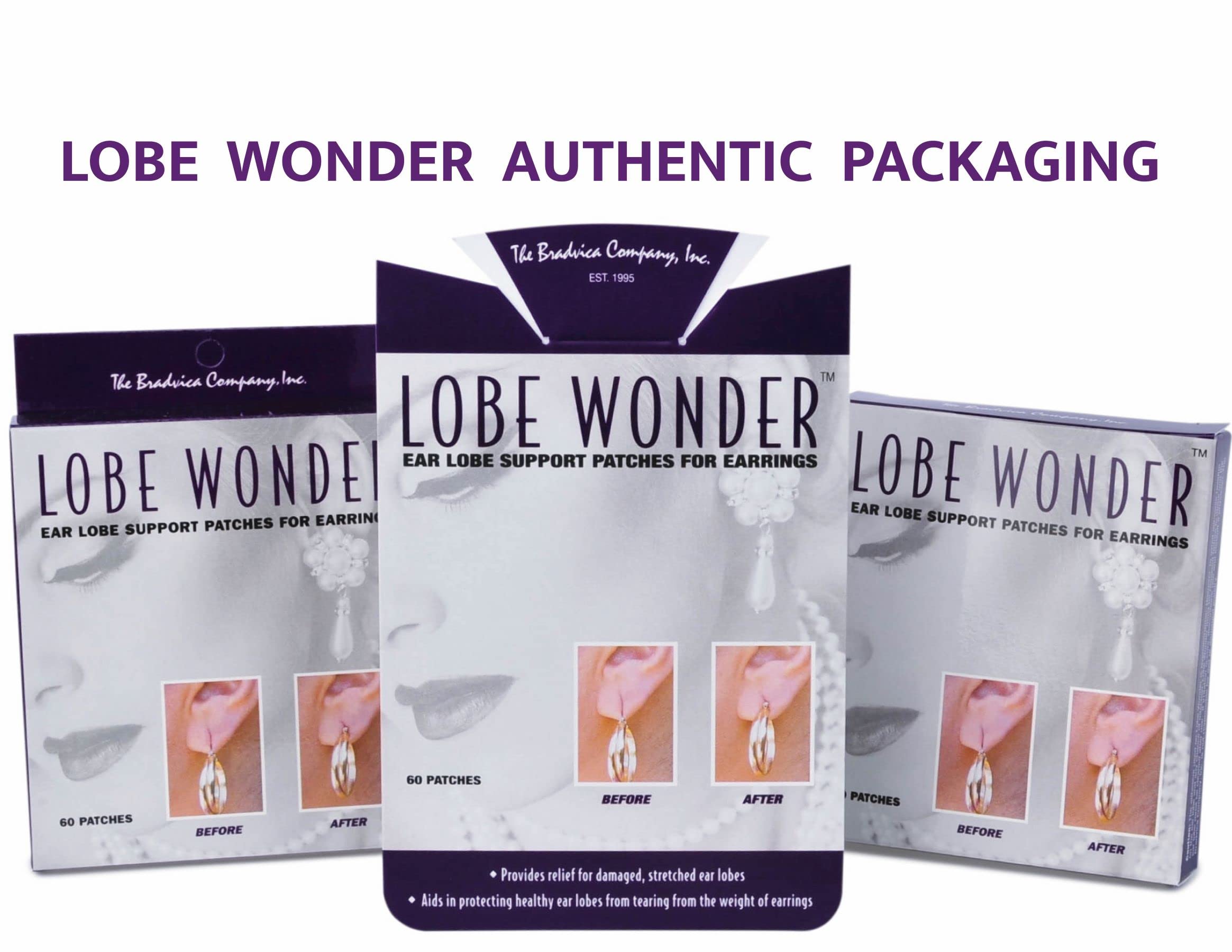 Lobe Miracle Support Patches for Earrings 60 ea (Pack of 4)