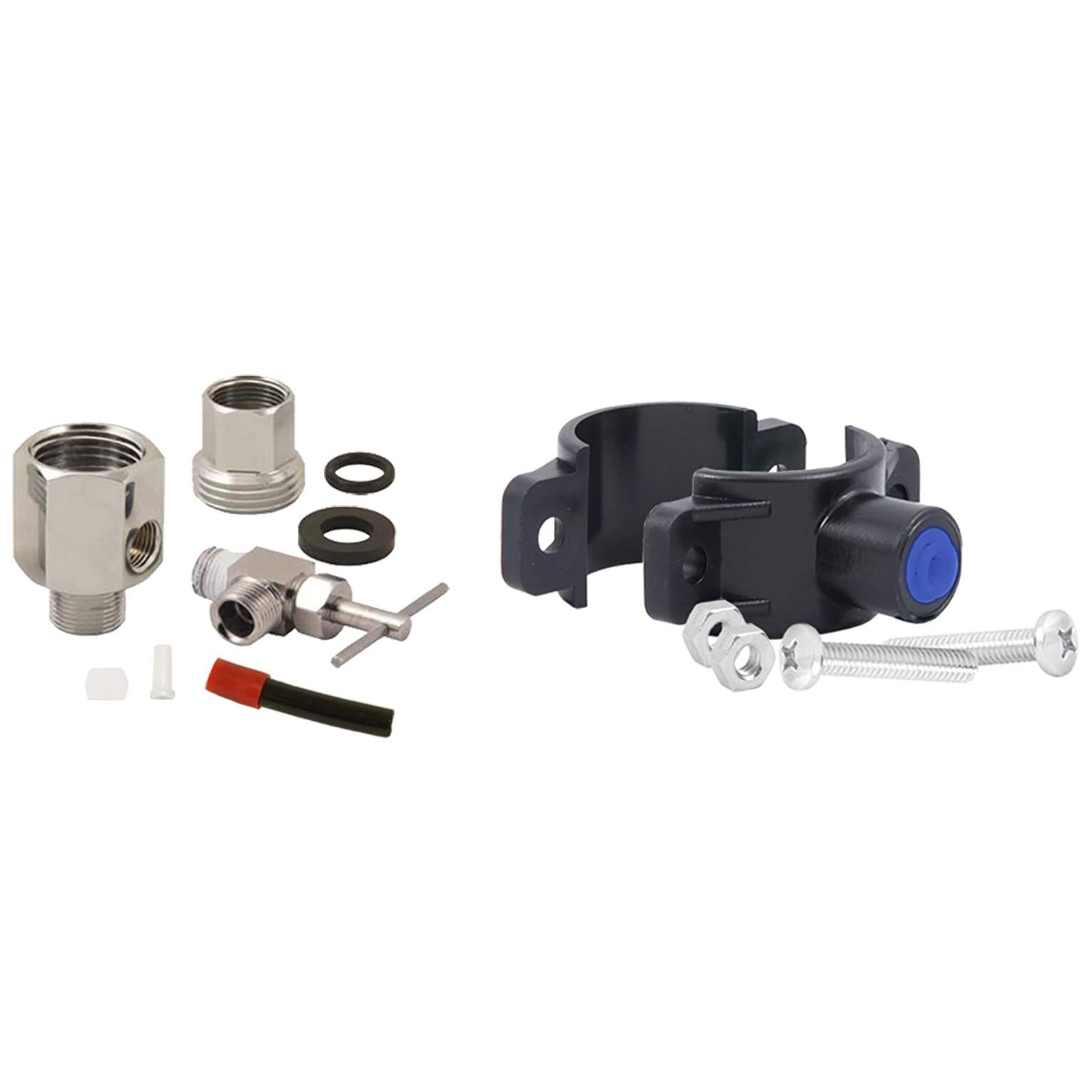 APEC Water Systems Replacement Feed Water Adapter & Drain Saddle Valve For Undersink System (MOVEKIT)