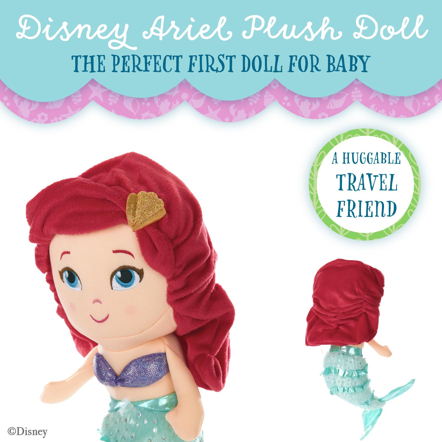 Disney Princess Jasmine 12” Plush Doll with Sounds