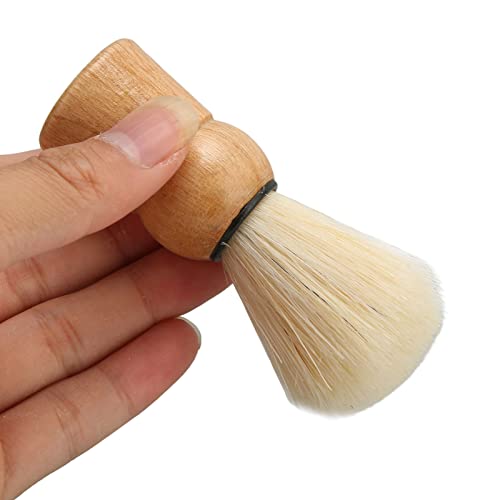 Beard Shave Brush Shaving Brush, Synthetic Shaving Shaving Brushes Professional Design for Mens Shaving Synthetic Shaving Tool That Can Be Used with Razors Straight Handle Shavers