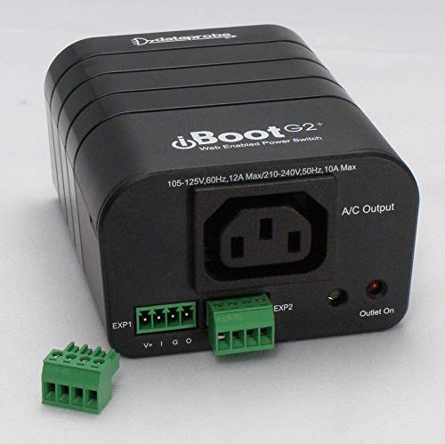 Dataprobe iBoot-G2+ Expandable Web Power Switch - Plus Version, 10/100 Ethernet Network Attached, IP Addressed, Cloud Controlled Power Switch, Remote Power Switch