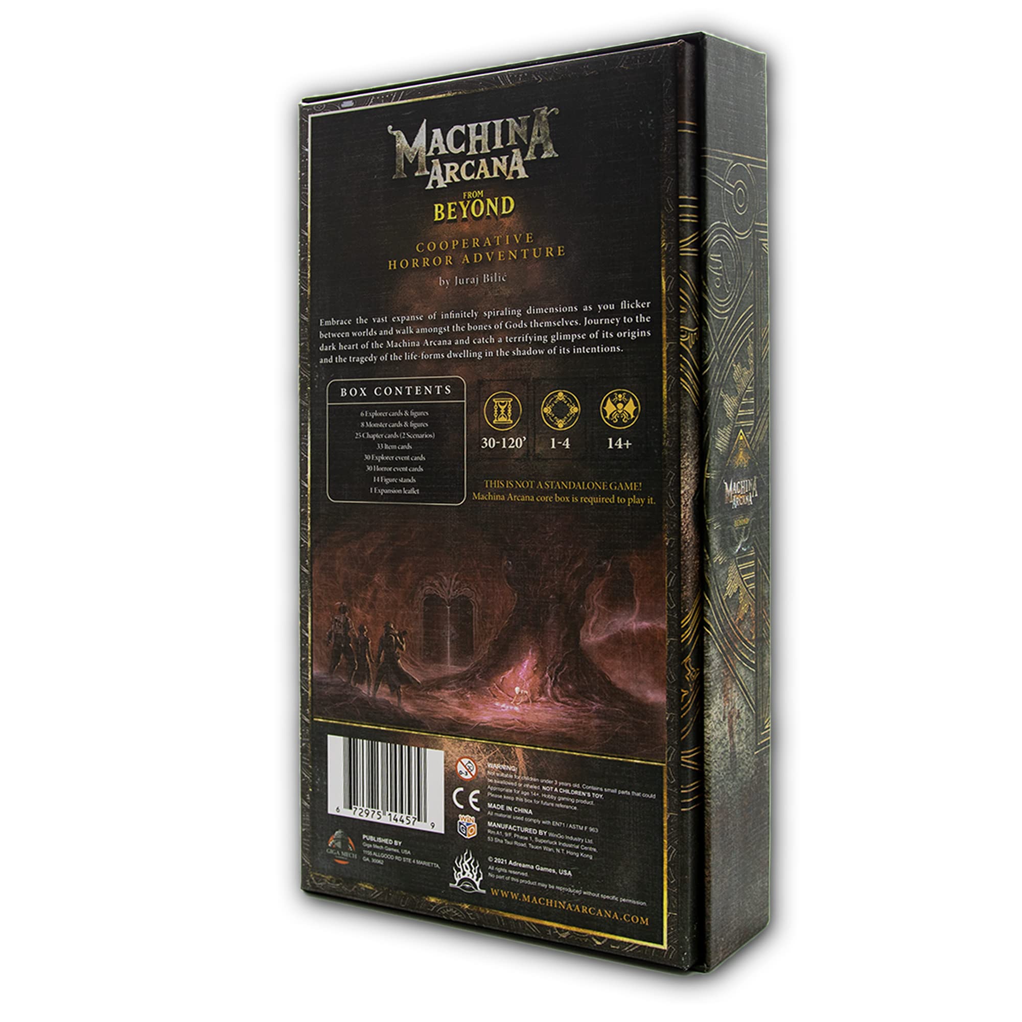 Machina Arcana: from Beyond - A Cooperative Horror Adventure Board Game Expansion for 1-4 Players
