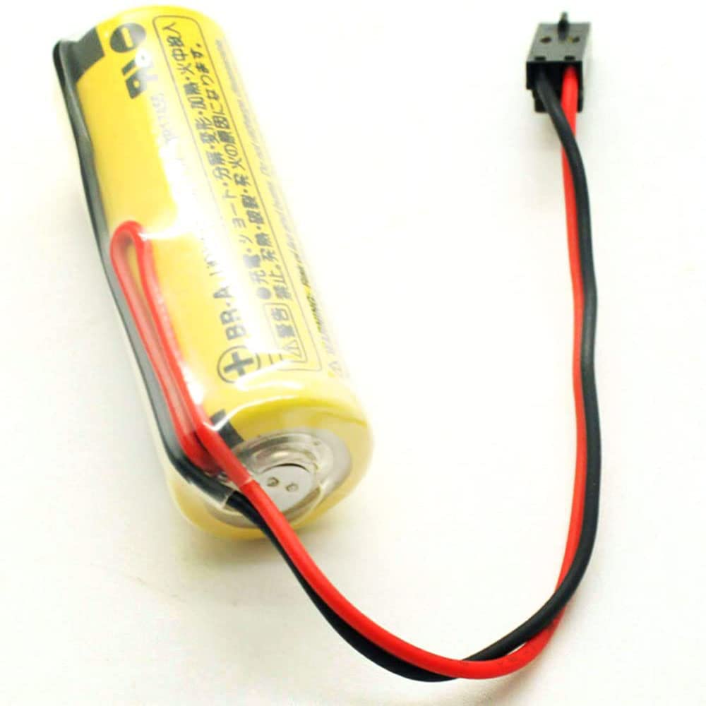 BAOBUTE 8PCS 3V 1770-XYC 3V 1800mAh Lithium PLC Battery Replacement for 1770-XYC/A 1770-XYB 1756-BA1 with Black Plug