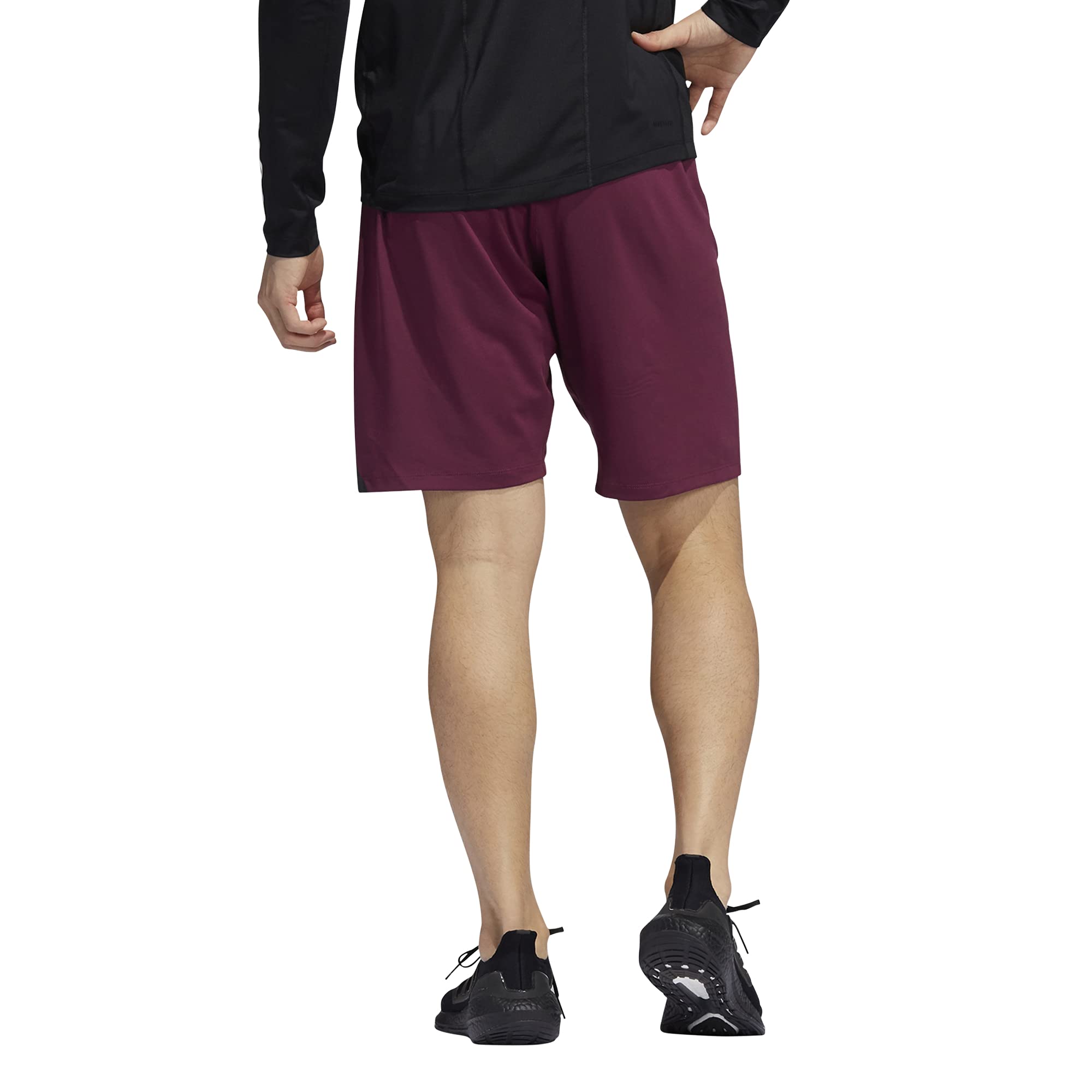 adidas Men's 4KRFT Shorts, Black, Large