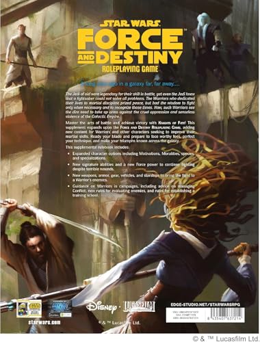EDGE Studio Star Wars Force and Destiny Game Knights of Fate Expansion Roleplaying Game Strategy Game for Adults and Kids Ages 10+ 2-8 Players Average Playtime 1 Hour Made