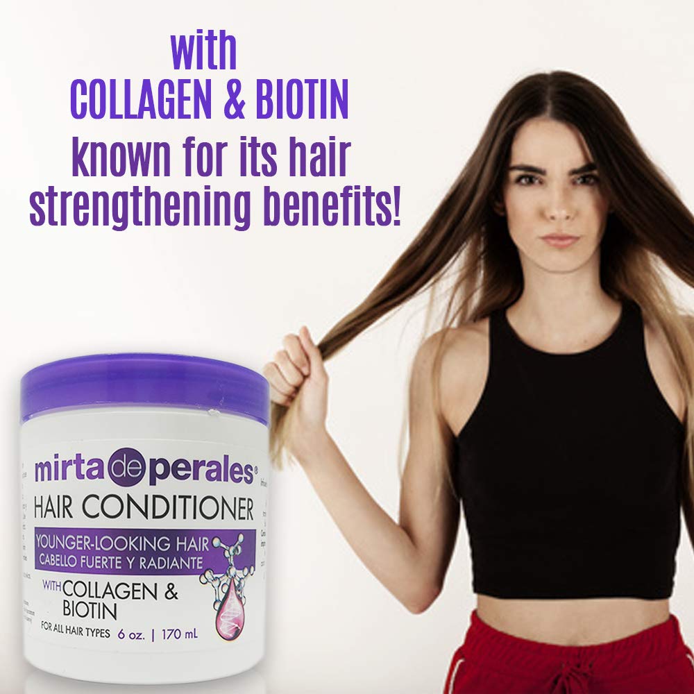 Mirta De Perales Hair Conditioner with Collagen & Biotin 6 oz