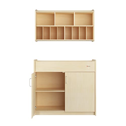 Foundations SafetyCraft Daycare Changing Table, Natural