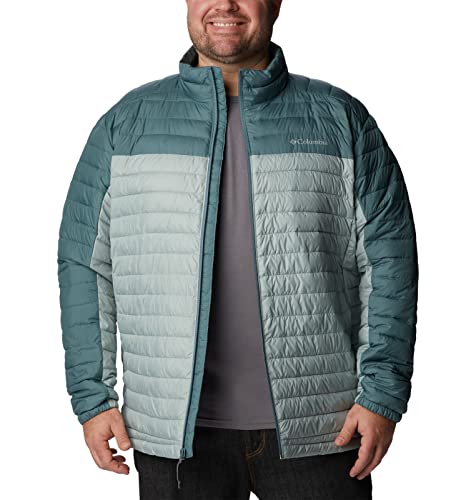 Columbia Men's Silver Falls Jacket, Niagara/Metal, X-Large
