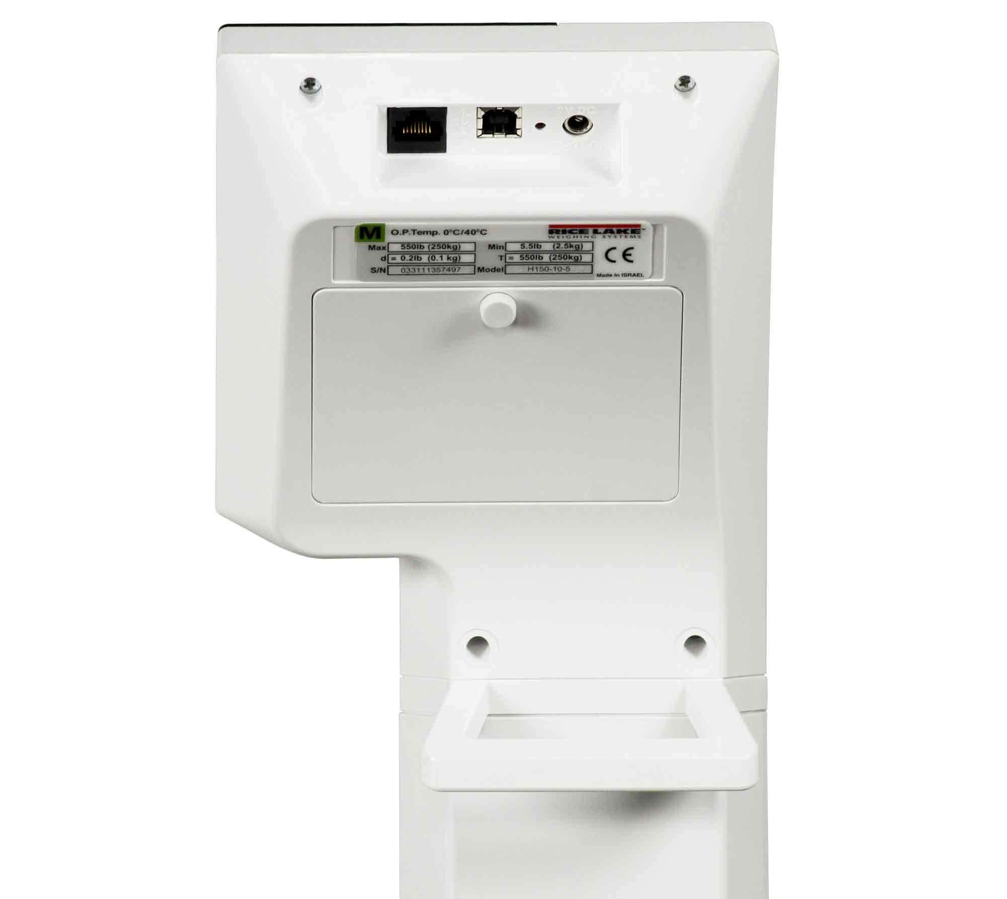 Rice Lake Digital Physician Scale (150-10-5) Medical Scale,Eye Level Physician Scale, 150-10-5 550lb(250kg) x 0.2lb(100g) includes 6 AA batteries ,New