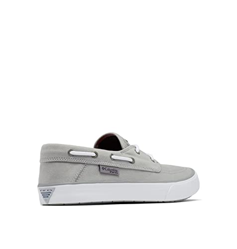 Columbia Men's Slack Tide Boat PFG, Steam/White, 12