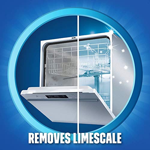 Finish Jet-Dry Rinse Aid, Dishwasher Rinse Agent & Drying Agent, 8.45 Fl Oz with Finish Dual Action Dishwasher Cleaner: Fight Grease & Limescale, Fresh, 8.45oz