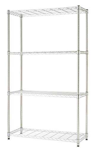 TRINITY 4 Tier Stainless Steel Wire Shelving Max weight 635kg