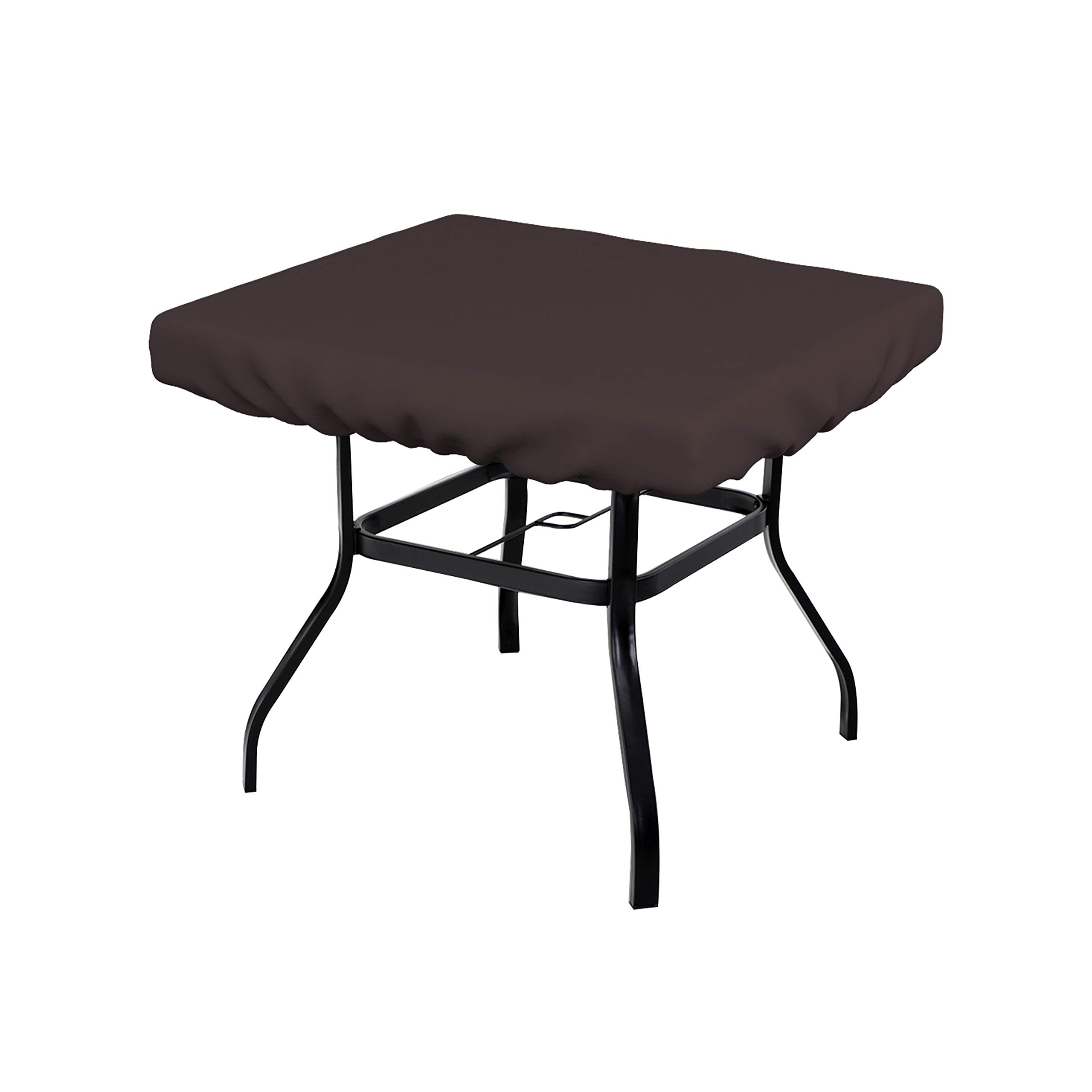 Covers & All Square Table Top Cover, 12 Oz Waterproof UV & Weather Resistant Patio Table Cover, Outdoor Table Cover for Patio Outdoor Furniture & Coffee Table (24” L x 24” W x 6” H, Coffee)