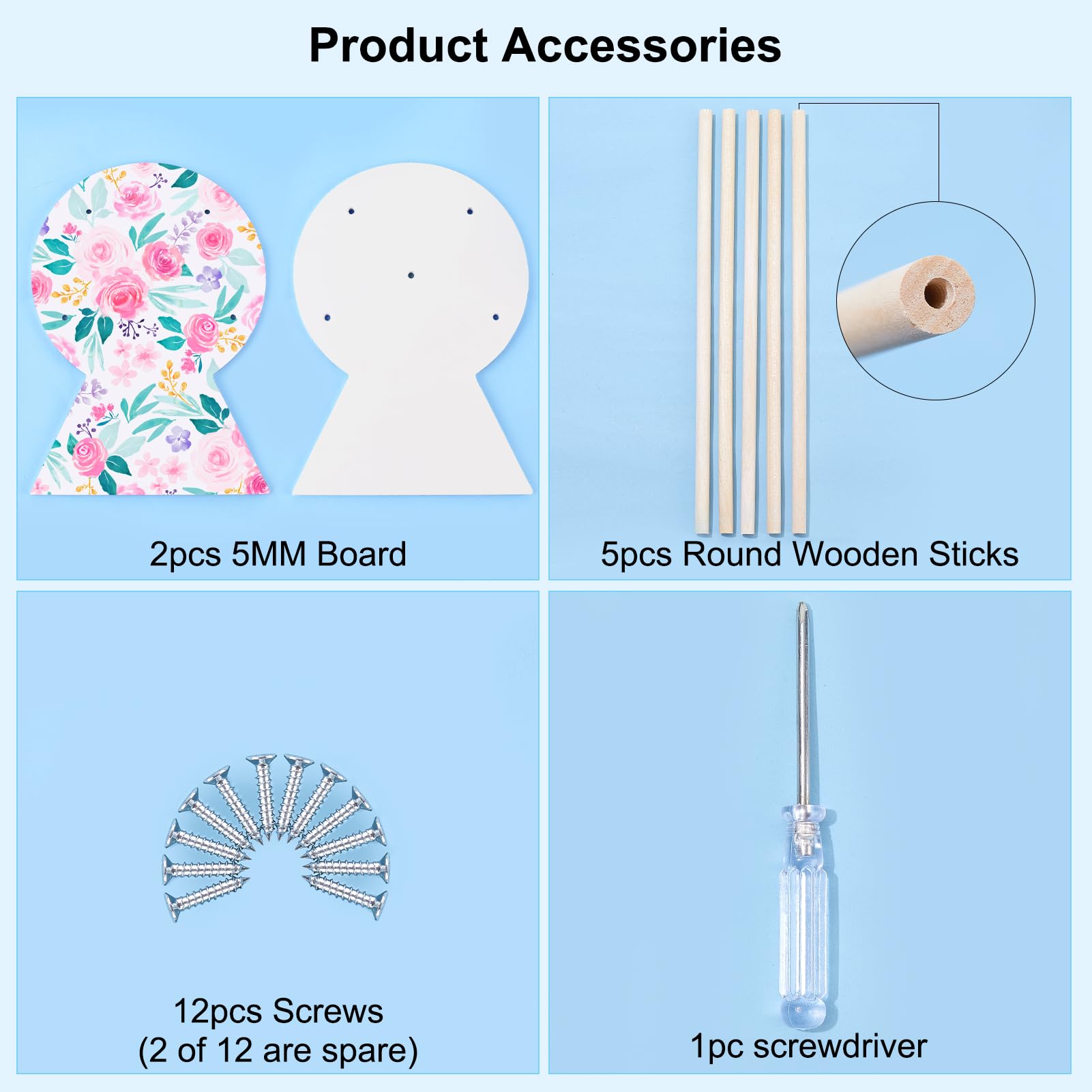Basumee Headband Holder and Organizer for Hair Accessories - Display and Storage for Girls' Hair Hoops, Headbands, Home Decor
