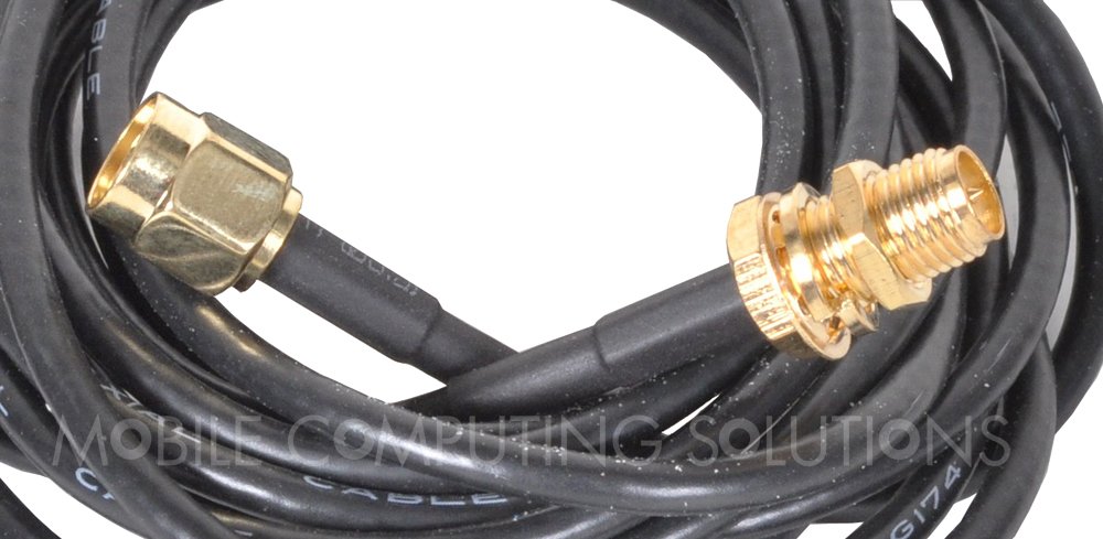 Mo-Co-So 4M/13' RP-SMA Male to RP-SMA Female WiFi Antenna Extension Cable RPSMA
