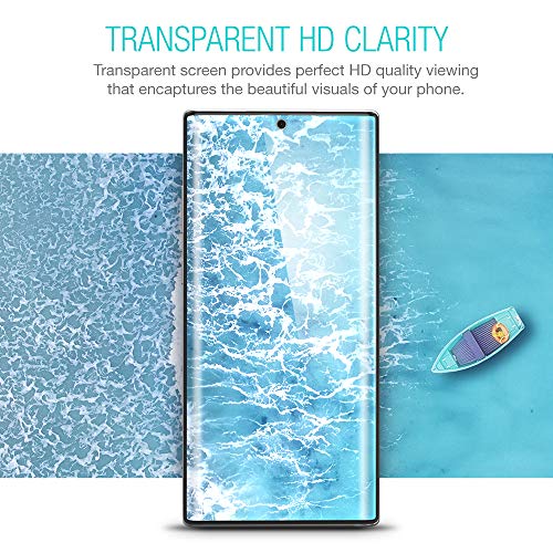 XClear 3 Pack Screen Protector Designed for Galaxy Note 10 (2019) [Case Friendly] TPU Film Anti-Scratch HD Protector Compatible with Samsung Galaxy Note10 - Pack of 3
