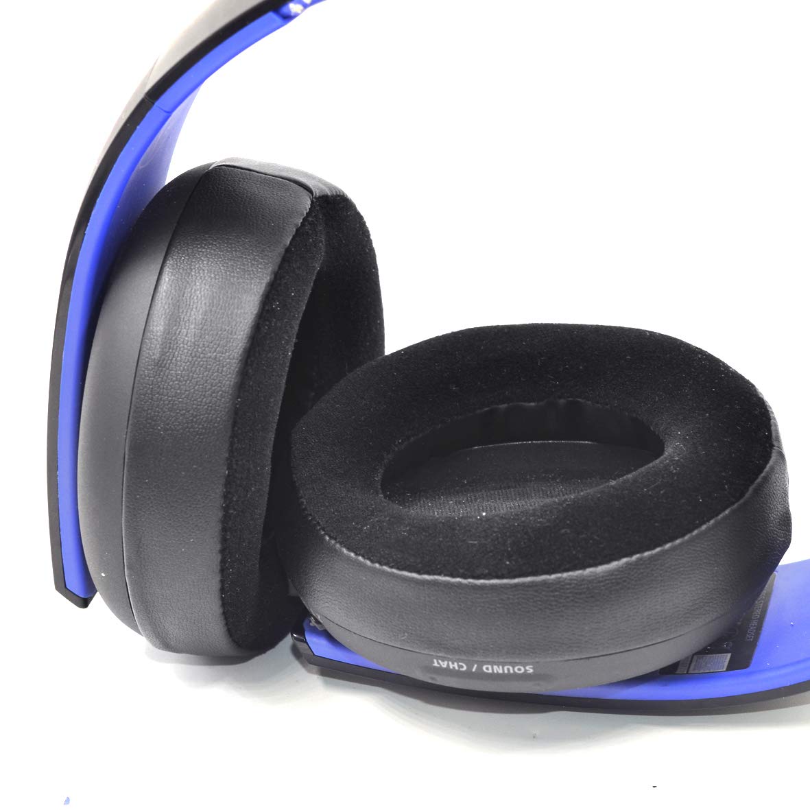 Defean Upgrade earpads Replacement Compatible with Sony ps4 Gold Wireless Headset PS3 PS4 7.1 Virtual Surround Sound CECHYA-0083 Headphone (Velour)