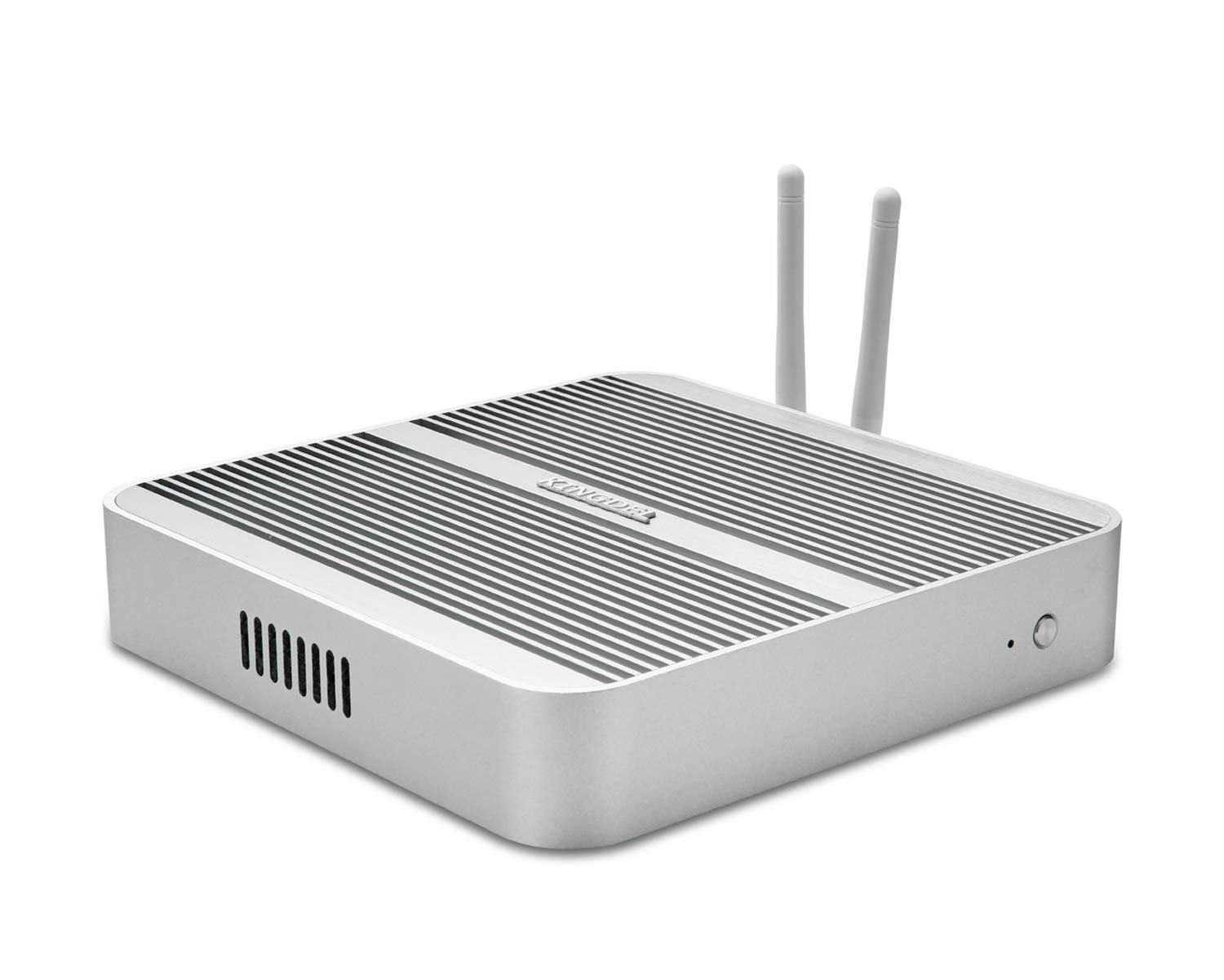 KINGDEL Fanless Mini PC, i5 CPU Mini Desktop Computer, 8GB RAM+256GB SSD, Gigabit Ethernet, 4xUSB 3.0, HD Port