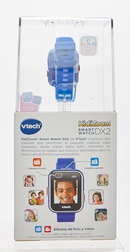 VTech Kidizoom Smart Watch DX2 Kids Smart Watch with Dual Camera Estandar Blue - Spanish Version