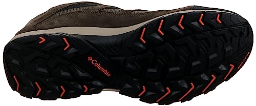 Columbia Mens Crestwood Hiking Shoe Breathable, High-Traction Grip, Camo Brown, Heatwave, 14 US