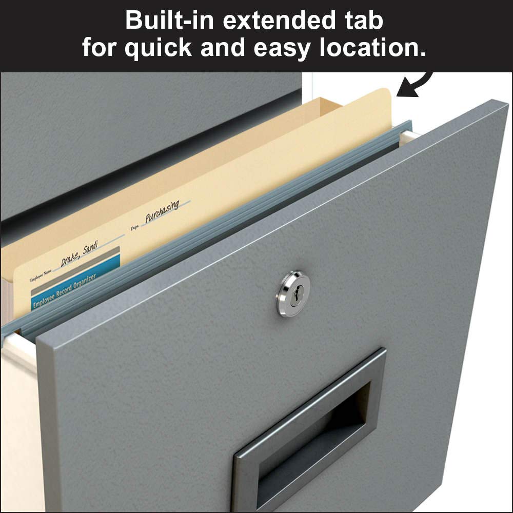 ComplyRight Employee Records Organizer Expandable | 12" x 9-1/2" x 1-1/4" | Recordkeeping Folders | 25 Pack