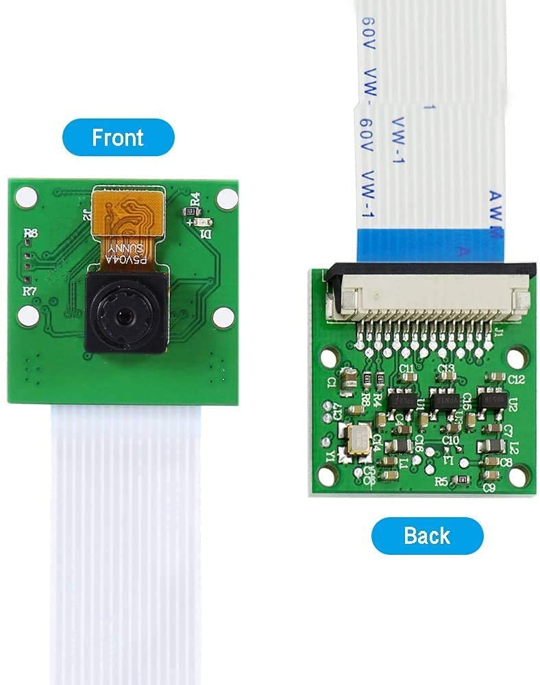 KEYESTUDIO for Raspberry Pi Camera, 5MP 1080p Camera Module with OV5647 Sensor Video Webcam for Raspberry Pi Model A/B/B+, Pi 2, Raspberry Pi 3, 3B+, Pi 4B Ras Pi 4 Zero W Camera with Flex Cable