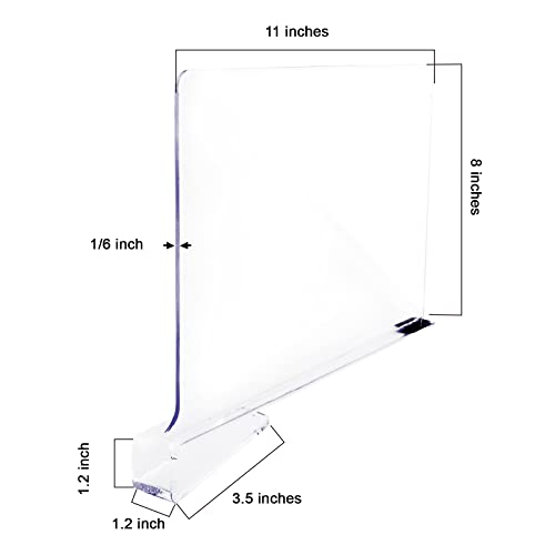 Shelf Dividers for Closet Organization β Premium Closet Shelf Dividers for Closet, Kitchen, Bedroom, Bathroom β Universal Closet Shelf Organizer for 0.4-0.95-inch Shelves β Practical Plastic Organizer