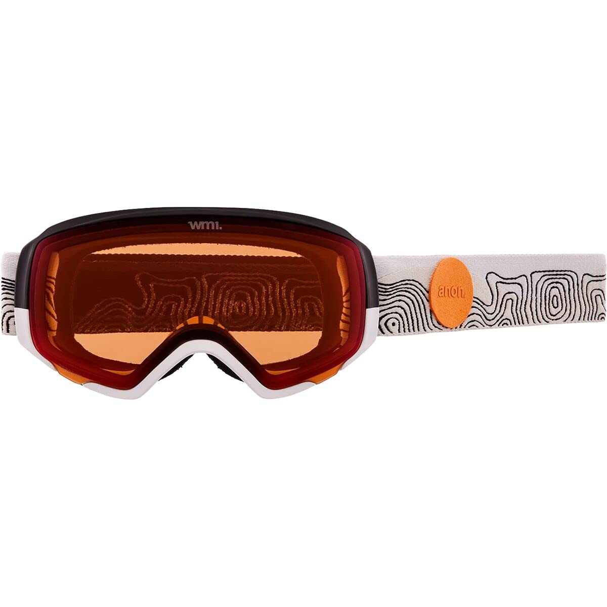 Anon Women's WM1 Goggles with Spare Lens and MFI Mask - Asian Fit, Powder / Perceive Variable Blue