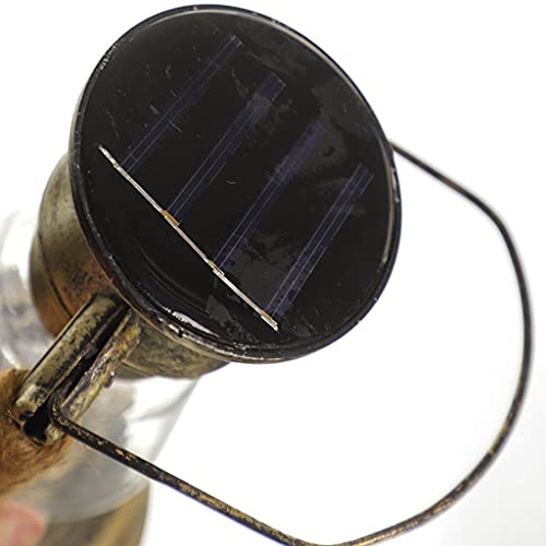 DJASM Outdoor Camping Oil Lamp Hanging Tent Led Candle Light Home Decor Garden Flickering Retro Lantern Solar Power Reading Portable