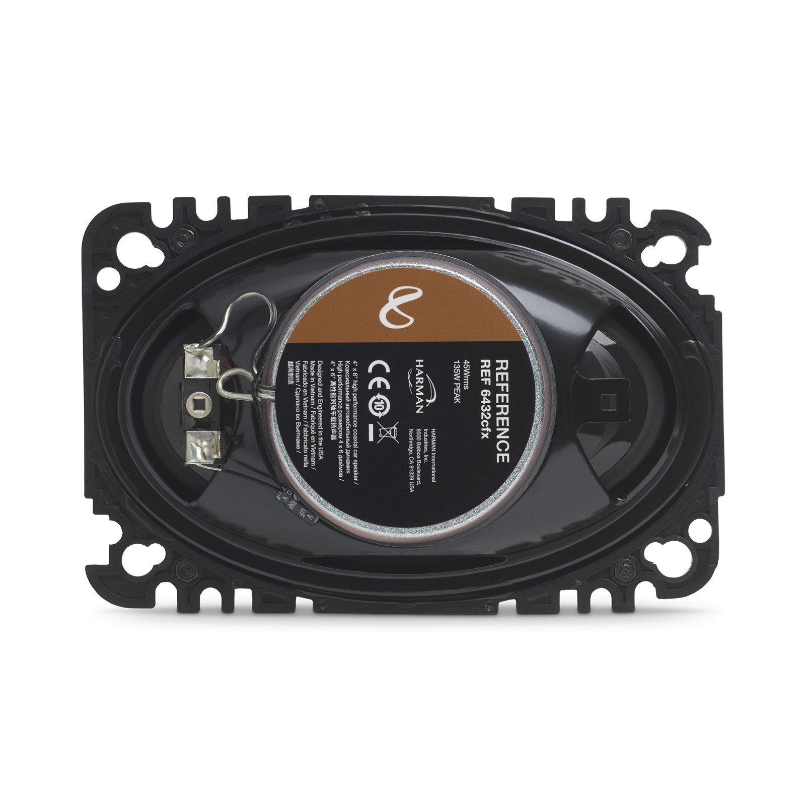 Infinity REF-6432CFX Reference 4x6 Inch Two-Way Car Audio Speakers