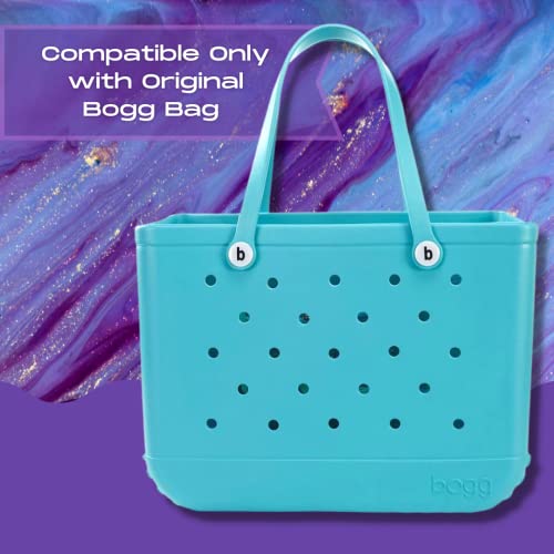 FRESHe BAGLETS – Key Holder – Organizer Compatible with Tote Bags – Tote Bag Charm Accessory – Compatible with Bogg Bags, Simply Southern & Others – Made in USA - Black
