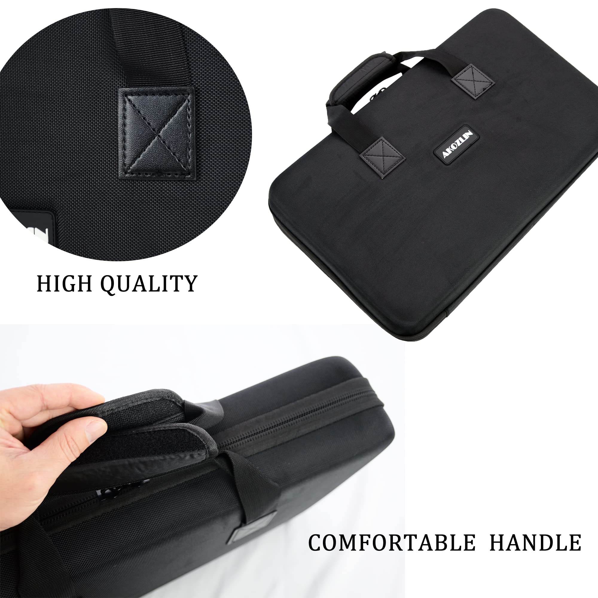 AKOZLIN Double Sponge Protective EVA Hard Case for Pioneer DJ DDJ-SB2 / DDJ-SB3 SB RB 400 Portable 2-channel Performance DJ Controller