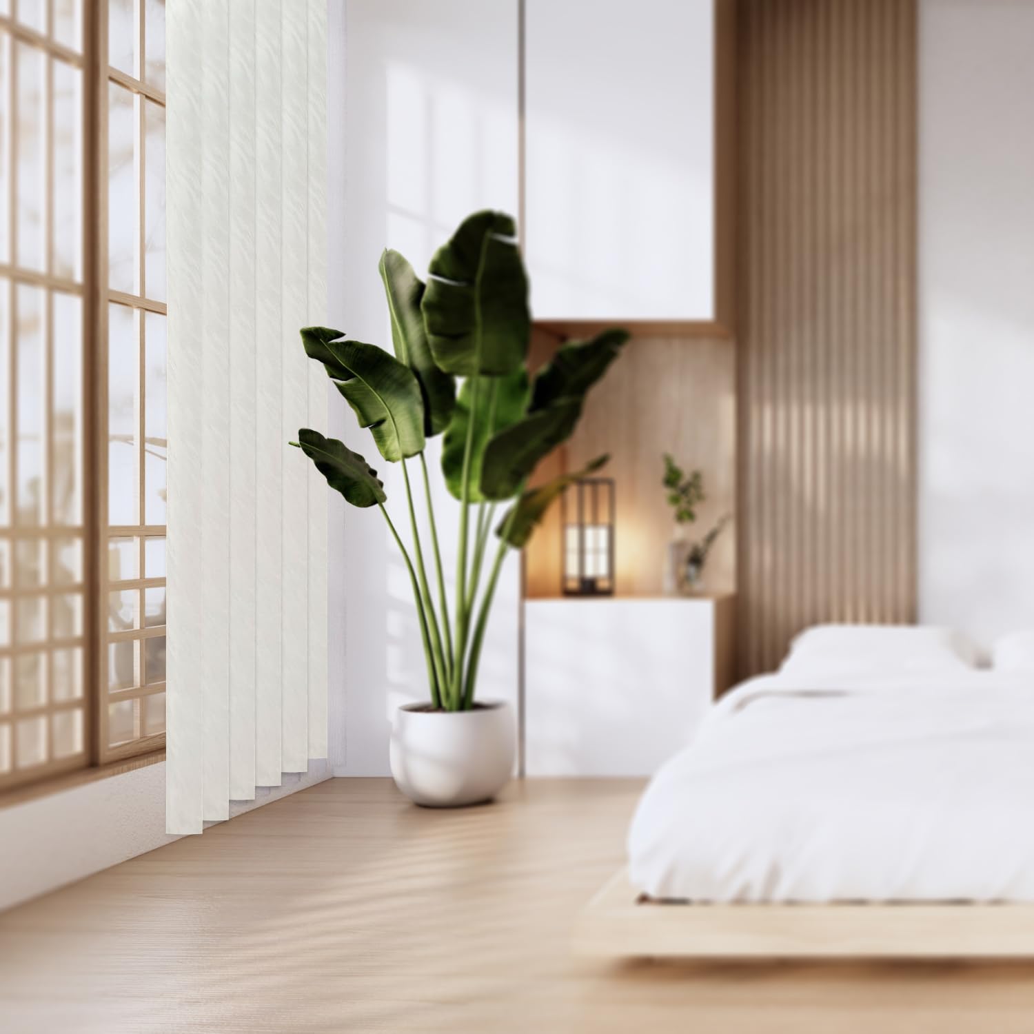 Amazing Drapery Hardware Premium Vinyl/PVC Vertical Blind Replacement Slats, 20 Pack, Textured White, Curved Style - DIY-Friendly and Trimmable Length - Ideal for Replacing Broken Blinds