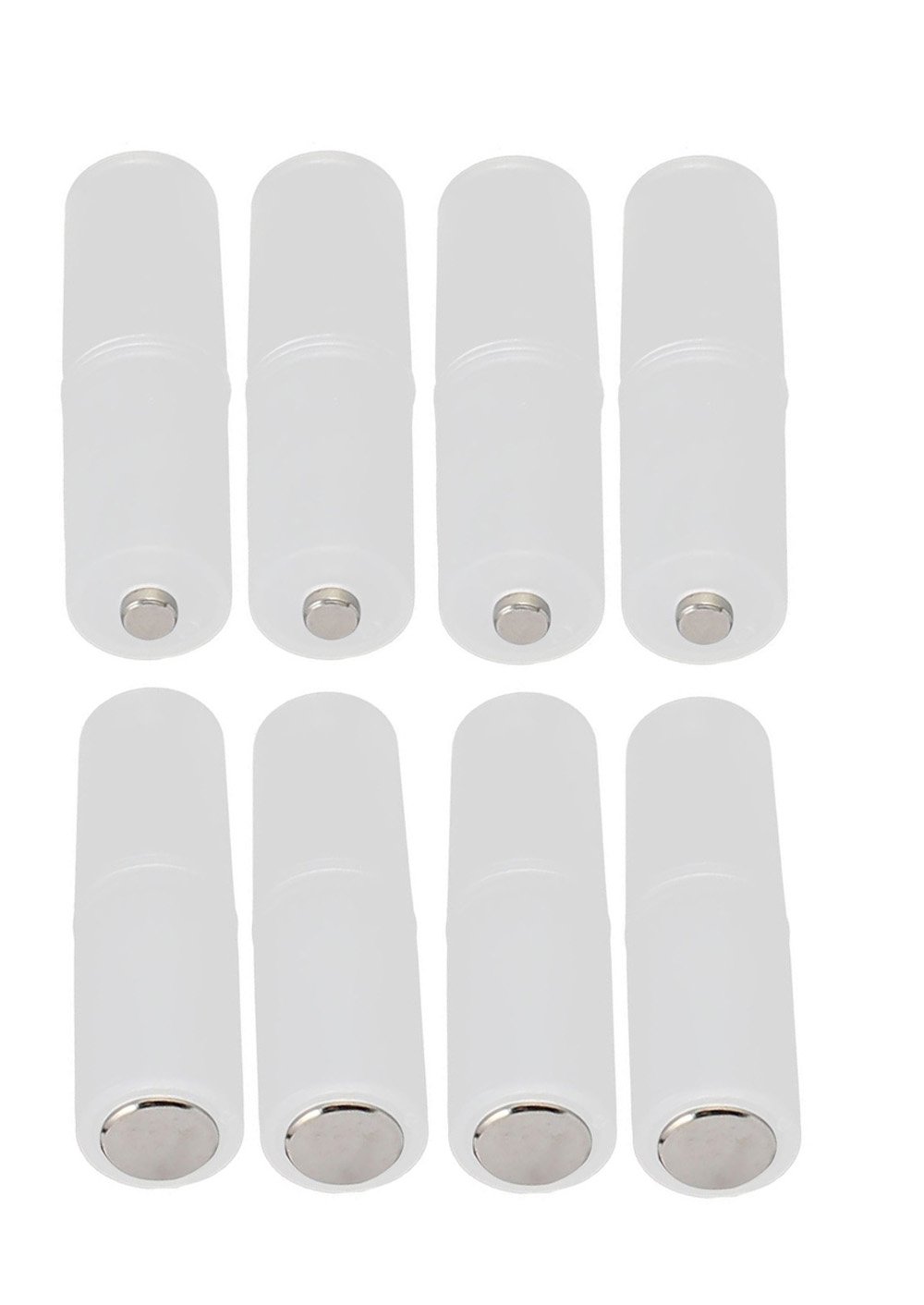 LAMPVPATH AAA to AA Battery Adapter (Pack of 8), Converter Holder for AAA to AA Batteries
