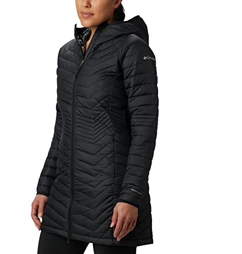 Columbia Women’s Powder Lite Mid Jacket, Winter, Water Repellent, Small, Black
