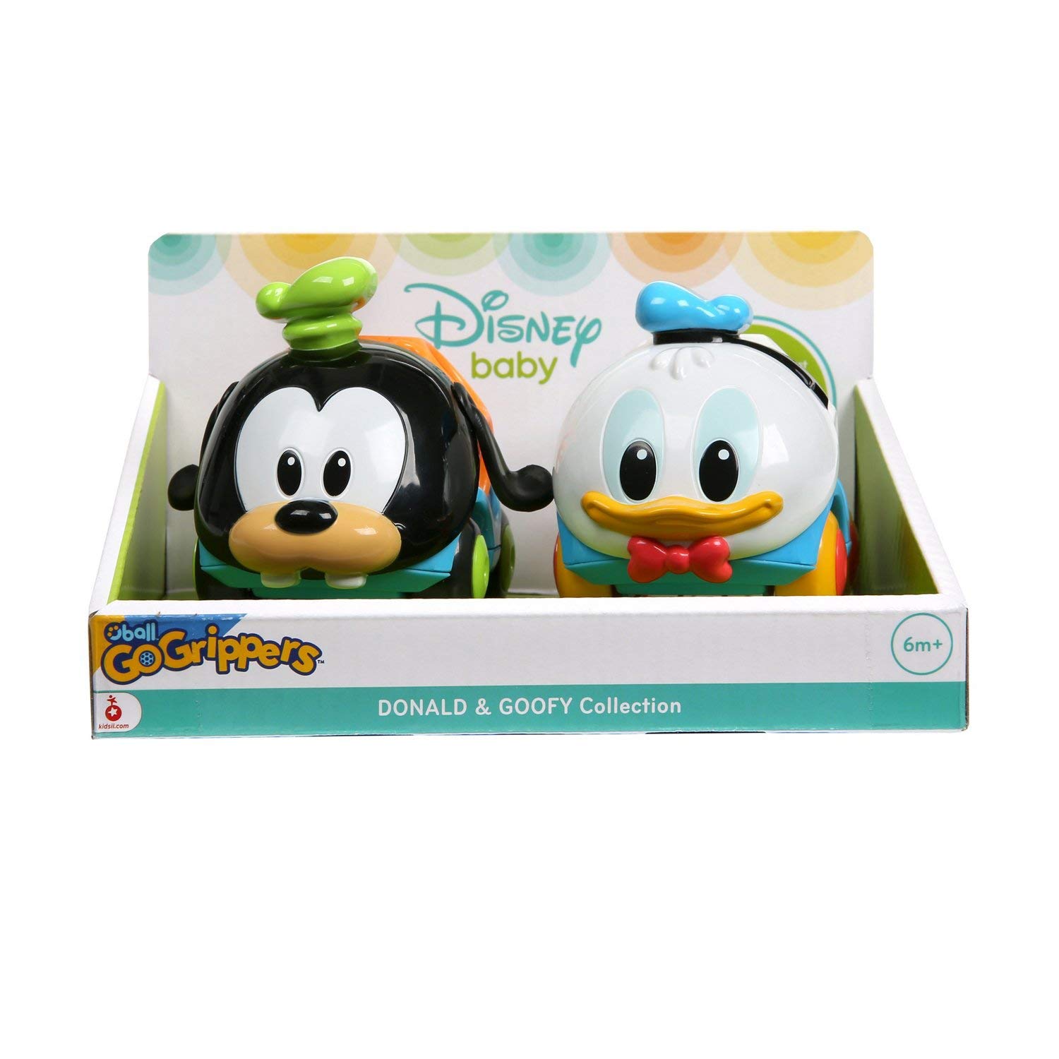 Disney Baby Go Grippers Donald & Goofy Push Cars from Oball, Ages 12 Months +