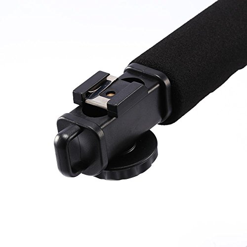 Action Stabilizing Handle, C/U Shape Bracket Grip Portable Video Handheld Camera Stabilizer with Removable Hot Shoe