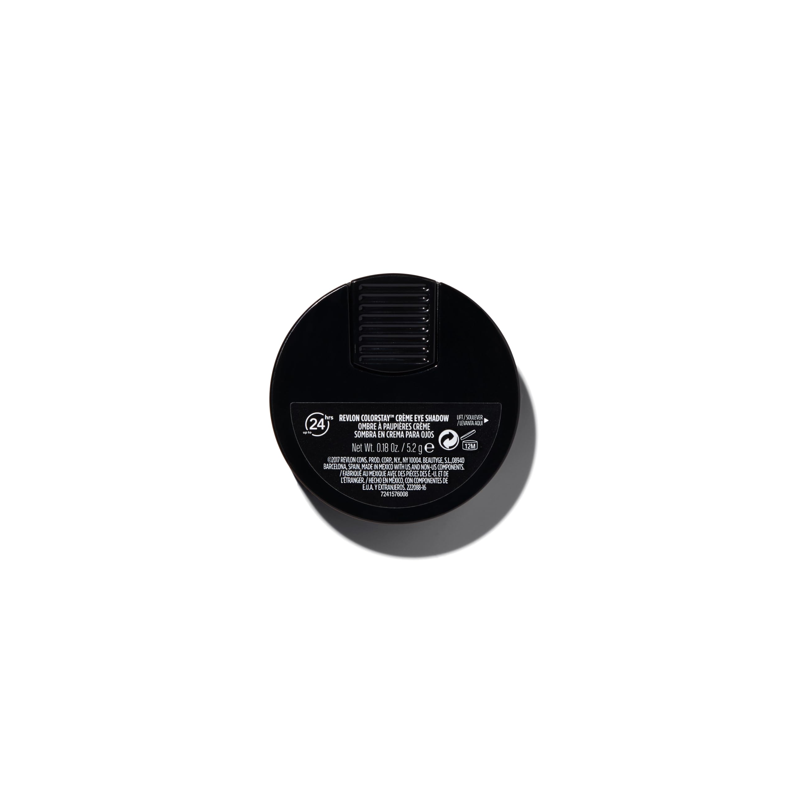 Revlon Crème Eyeshadow, ColorStay 24 Hour Eye Makeup, Highly Pigmented Cream Formula in Blendable Matte & Shimmer Finishes, 740 Black Currant, 0.16 Oz
