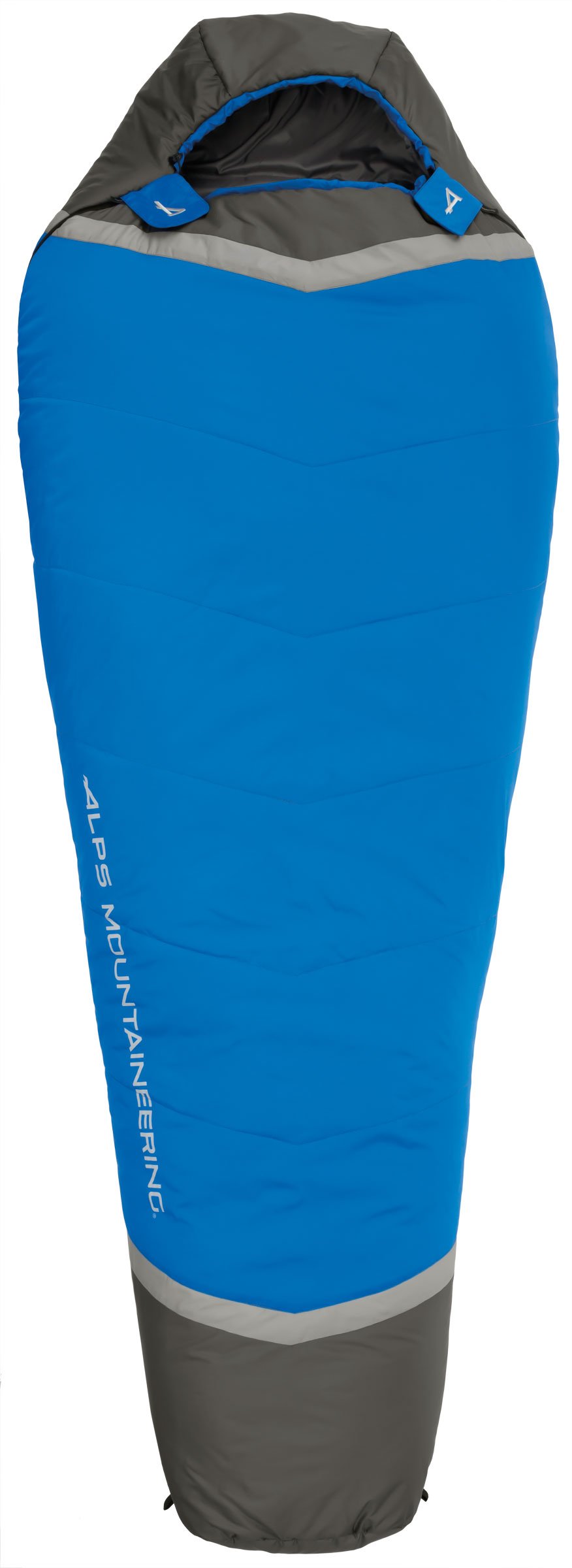 ALPS Mountaineering Aura +35° Mummy Sleeping Bag, Regular - Blue/Charcoal