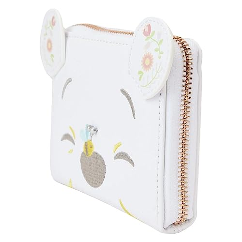 Disney Winnie the Pooh Cosplay Folk Floral Zip Around Wallet