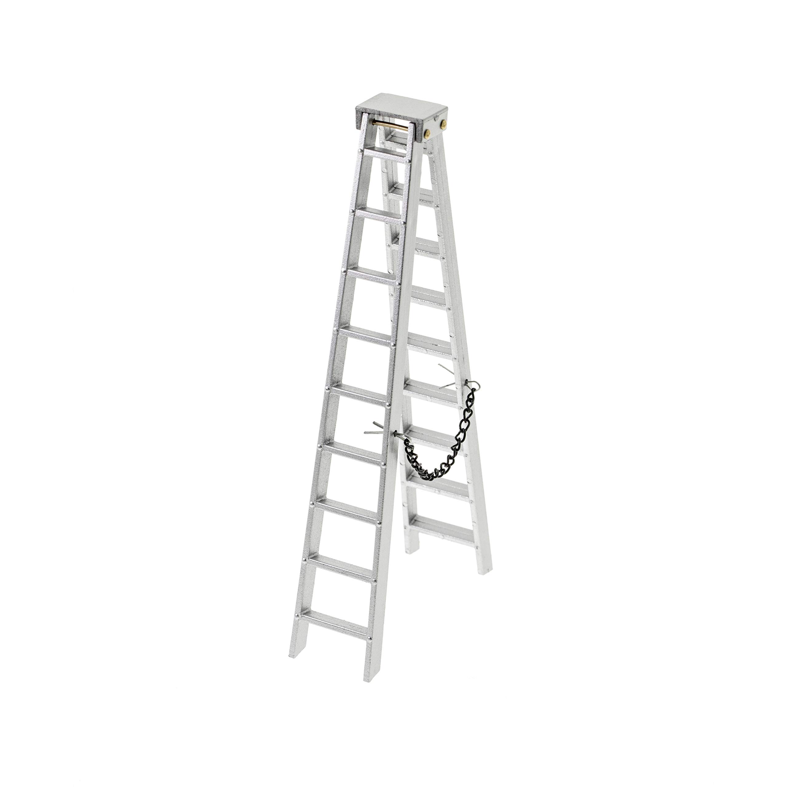 DKKY 1/10 Scale Accessories Plastic Mini Folding Ladder for 1/10 RC Crawler Car Axial SCX10 TRX4 Tamiya CC01 RC4WD D90 (150mm)