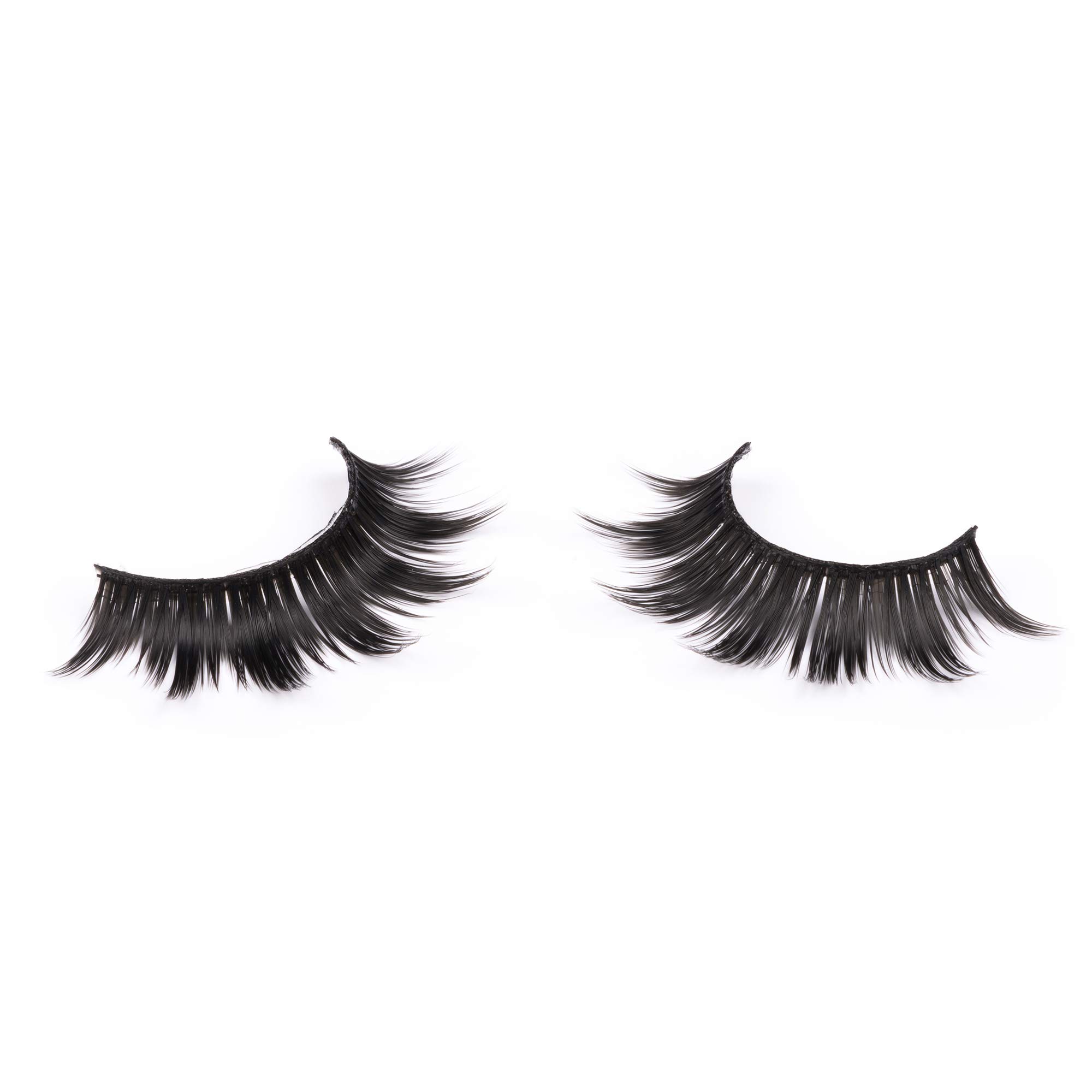 Wleec Beauty False Eyelashes, Dramatic Strip Lashes Pack Handmade Thick Fake Eyelashes Black (F36, 15 Pairs/3 Pack)
