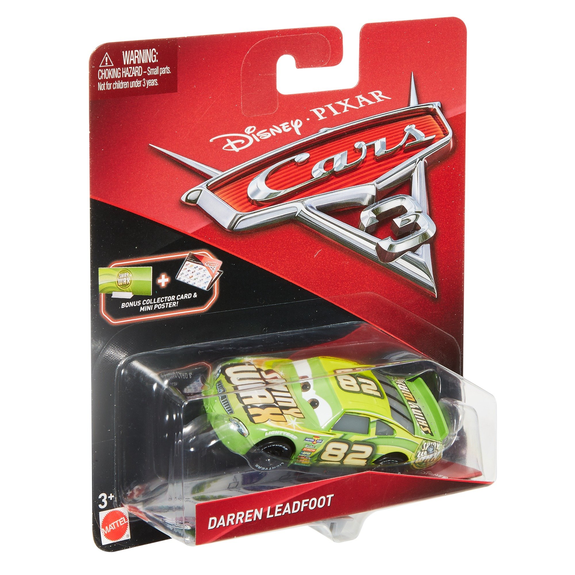 Disney Car Toys 3 Shiny Wax Die-cast Vehicle