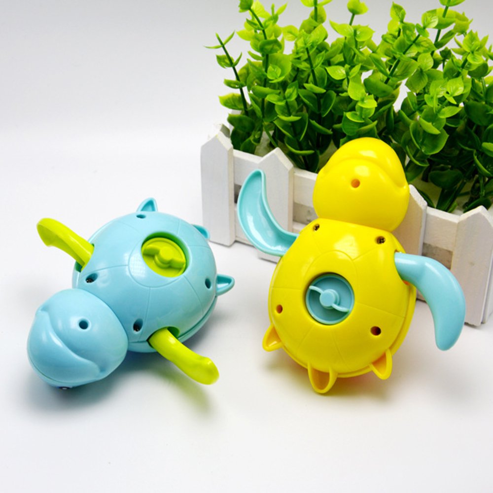 Dmeixs Cute Turtle Baby and Toddler Bath Wind Up Toys 3 Pack